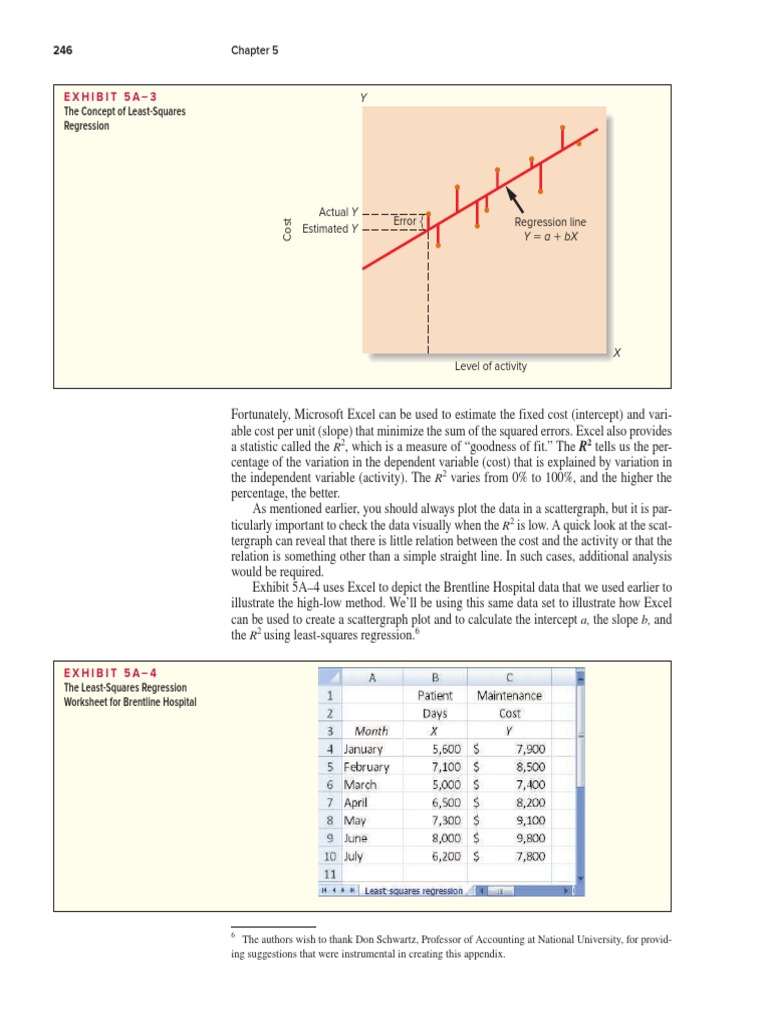 Exhibit 5A-3 | PDF | Least Squares | Regression Analysis