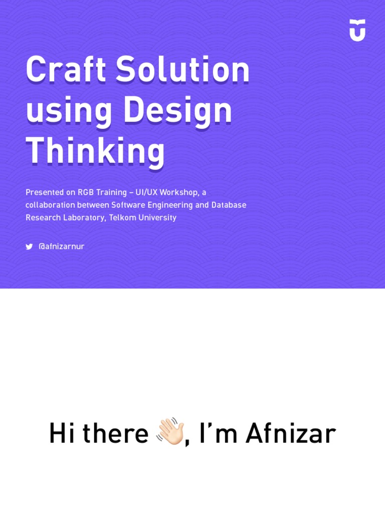 Craft Solution Using Design Thinking | PDF | Design Thinking | Usability