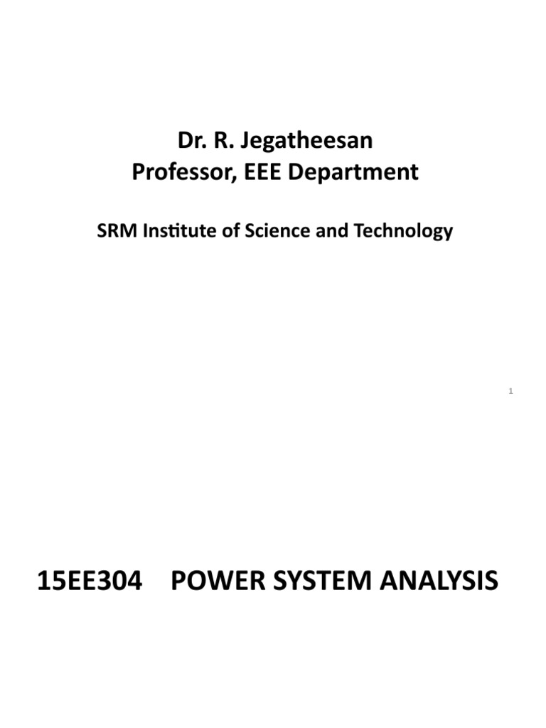 Unit 1 Power System Overview | PDF | Electric Power System | Transformer