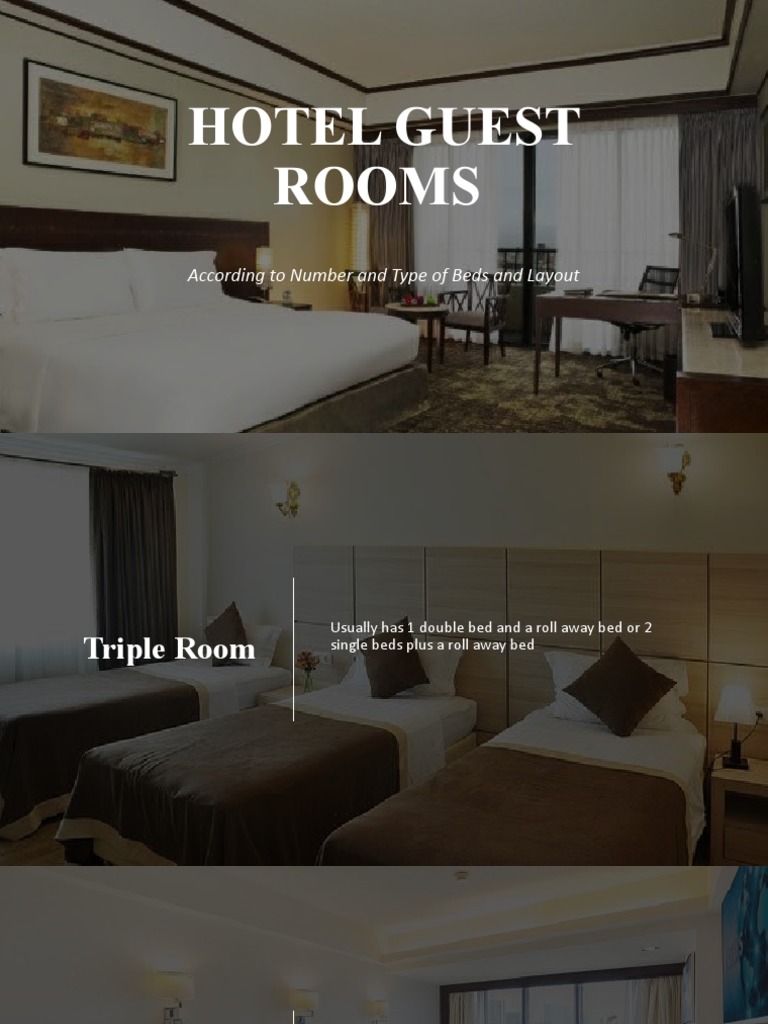Hotel Guest Rooms: According To Number and Type of Beds and Layout ...
