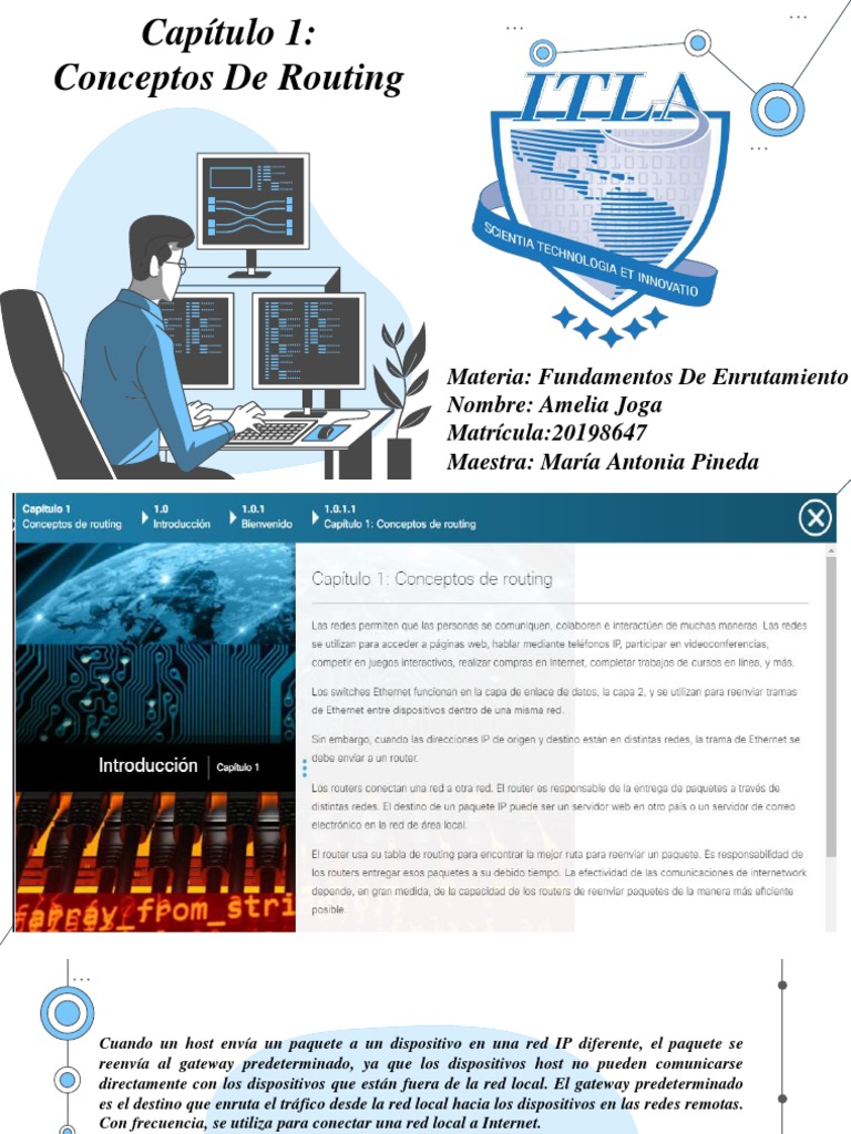 Capitulo 1 (Conceptos de Routing) | PDF | Enrutador (Computación) | Yo Pv6