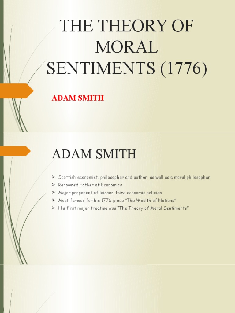 Adam Smith Theory of Moral Sentiments | Download Free PDF | Metaphysics ...