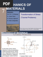 Combined Loading in Mechanics of Materials | PDF | Stress (Mechanics) | Civil Engineering
