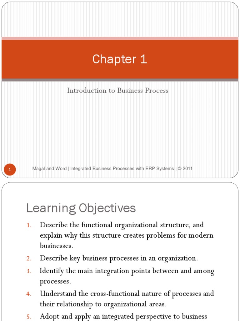 Introduction To Business Process: Magal and Word - Integrated Business ...