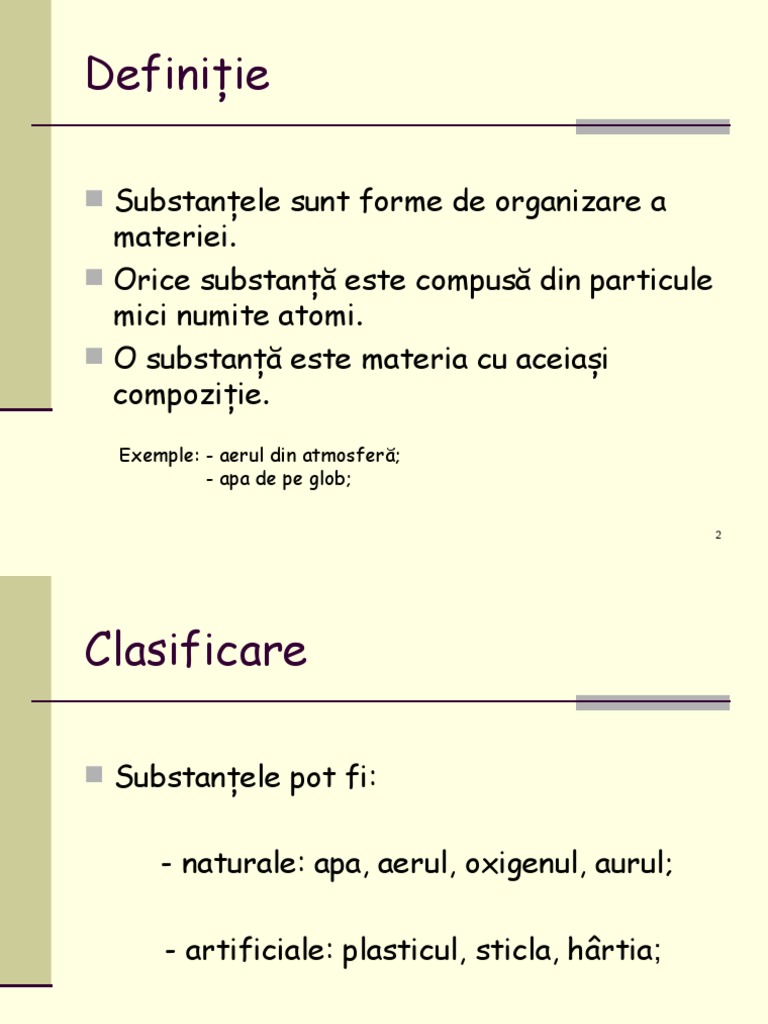 1 Substante Chimice | PDF
