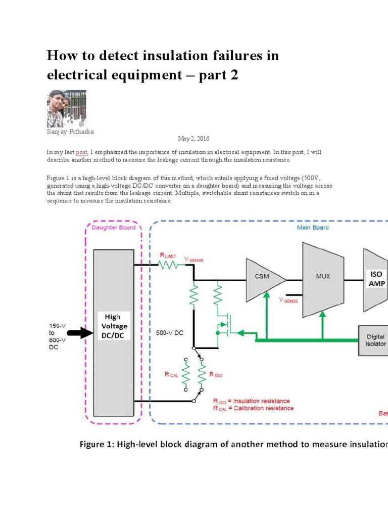How To Detect Insulation Failures in Electrical Equipment | PDF