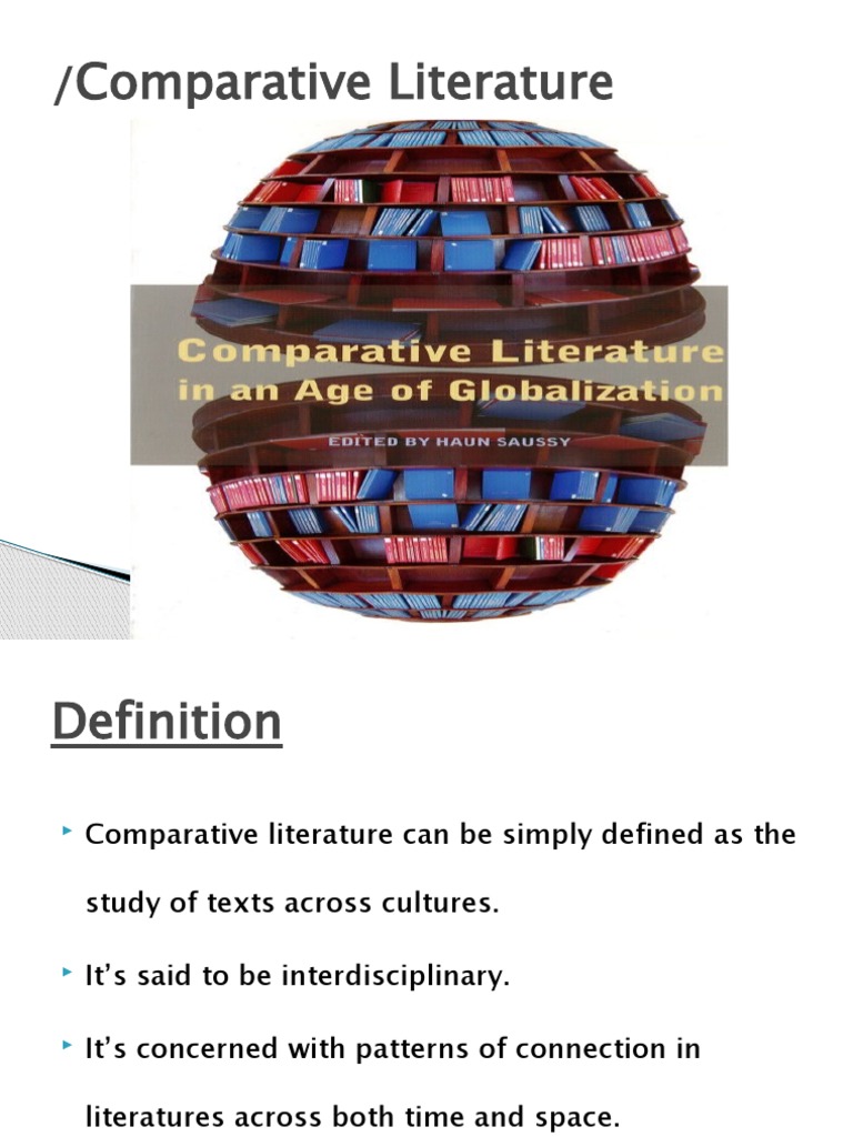 Introduction to Comparative Literature | PDF | Poetry