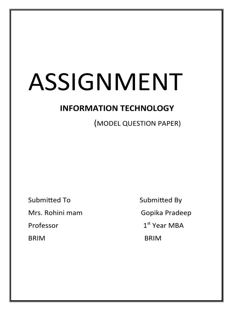 Gopika Pradeep (Model QP) It | PDF | Enterprise Resource Planning | Computer Network
