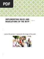 Revised IRR of RA 9163 NSTP Act of 2001 | PDF