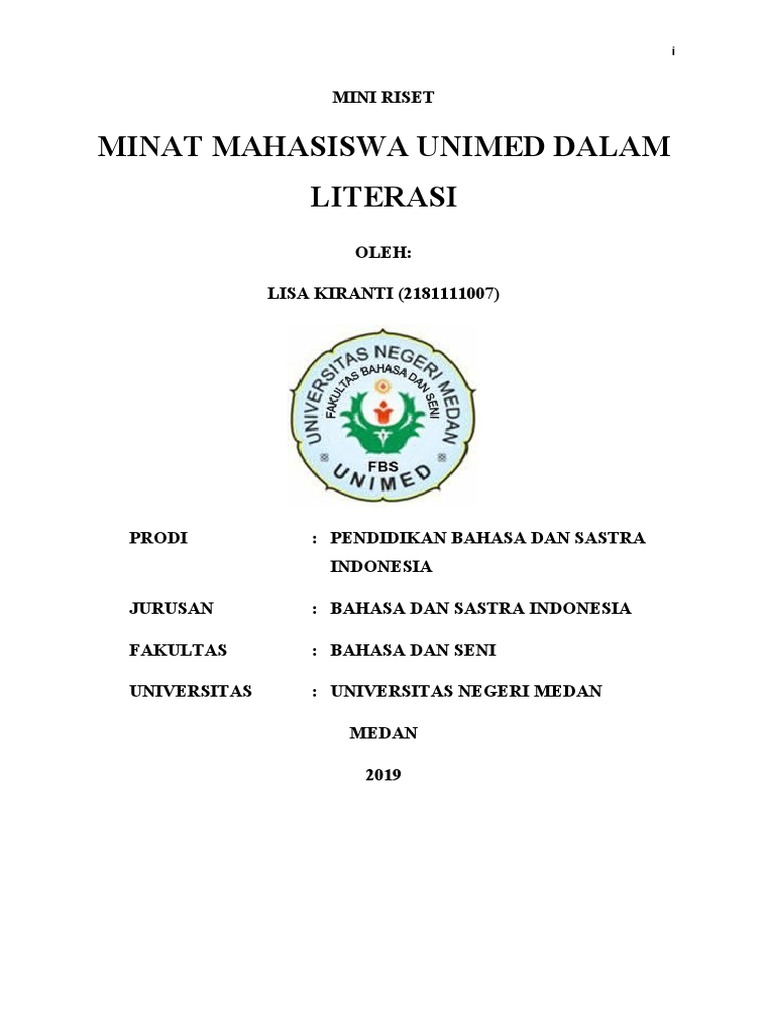 Mini Riset Literasi Bahasa Indonesia | PDF