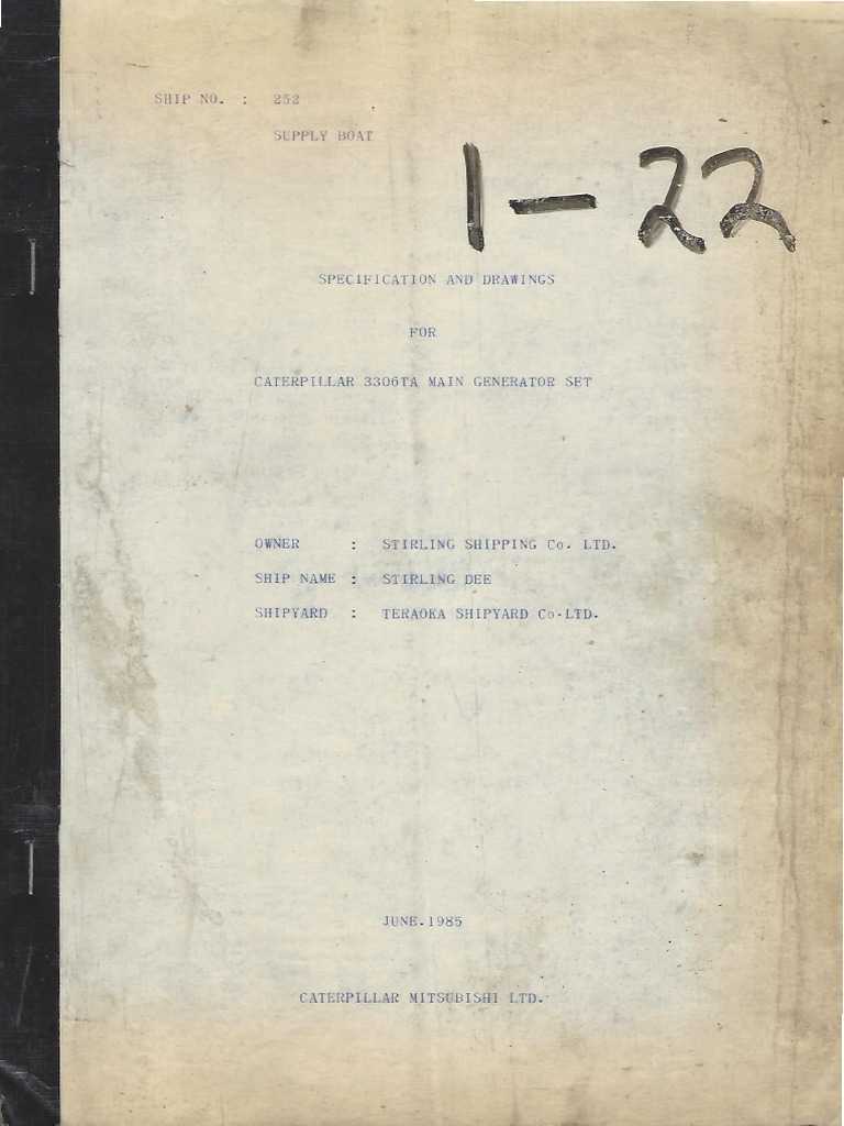 Cat 3306 Ta - Spec PDF | PDF | Diesel Engine | Pump