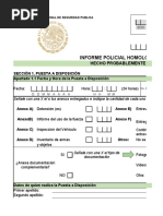 Llenado de Iph. | PDF | México | Seguridad nacional