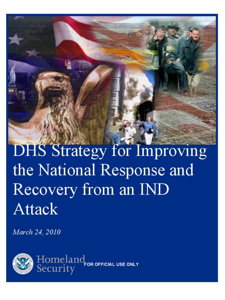 DHS Strategy For Improving The National Response and Recovery From An ...