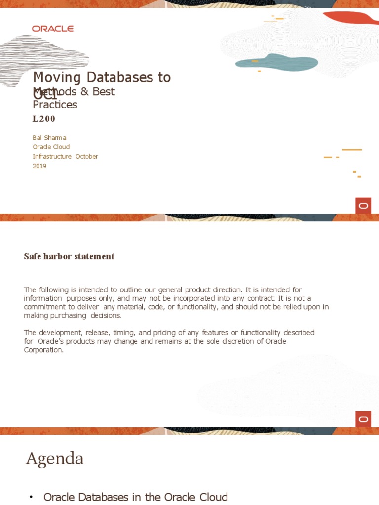 Migration Database Oci l200 | PDF | Databases | Oracle Corporation