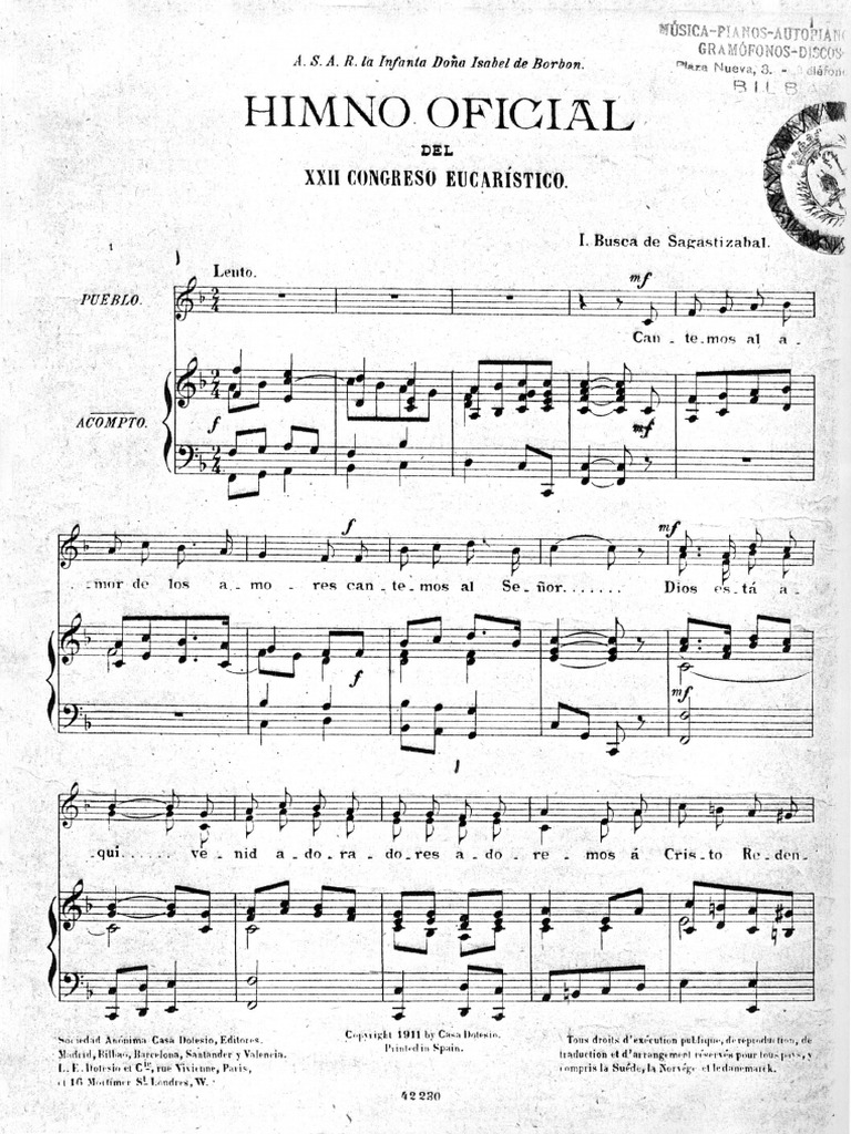 Guion Himno-Eucaristico-Busca-de-Sagastizabal PDF | PDF