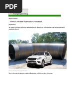 Miter Bend Design Calculation | PDF