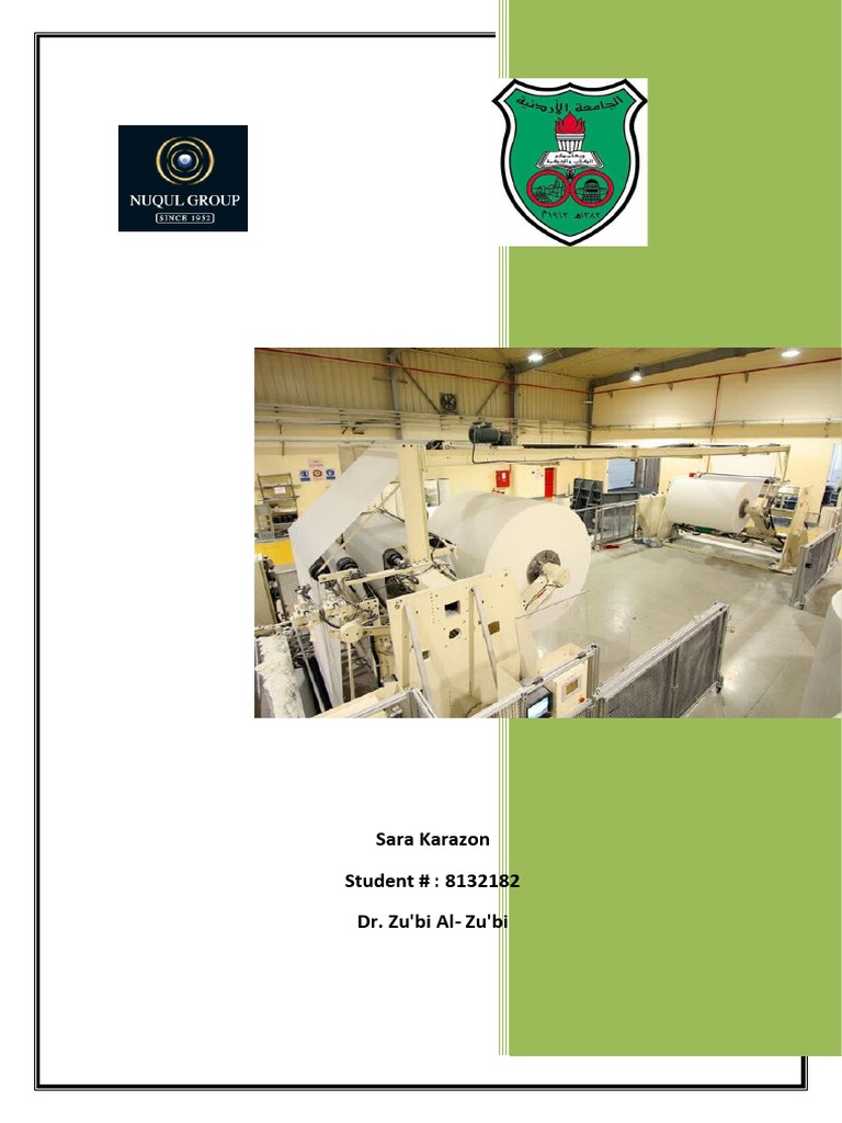 Tissue Paper Manufacturing Process Overview | PDF | Paper | Printing ...