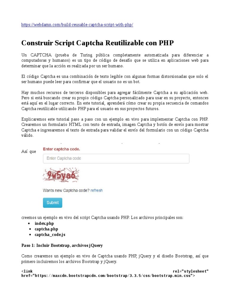 Capchat | PDF | Bootstrap (marco frontal) | Php