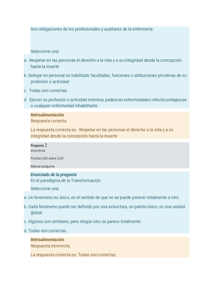 Parcial Fundamento Del Cuidado | PDF | Enfermería | Conceptos psicologicos