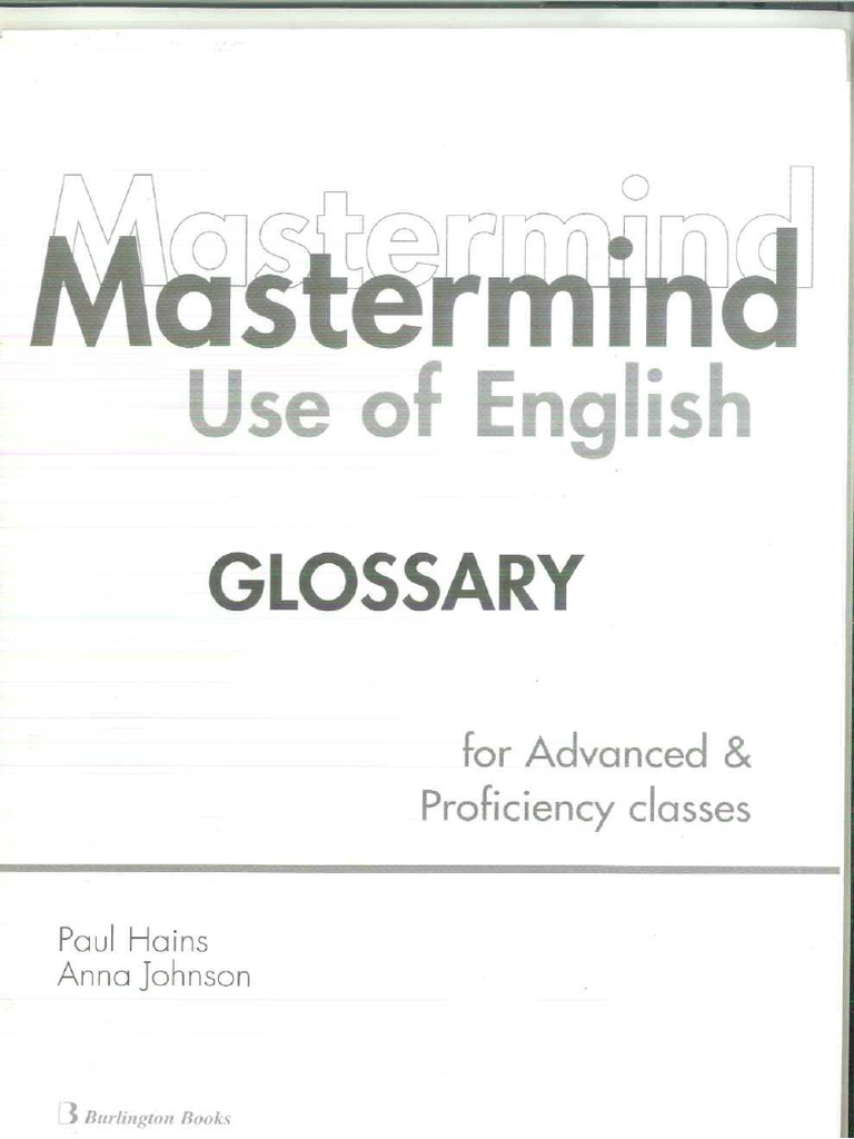 Mastermind Use of English - MINI COMPAN-0 PDF | PDF
