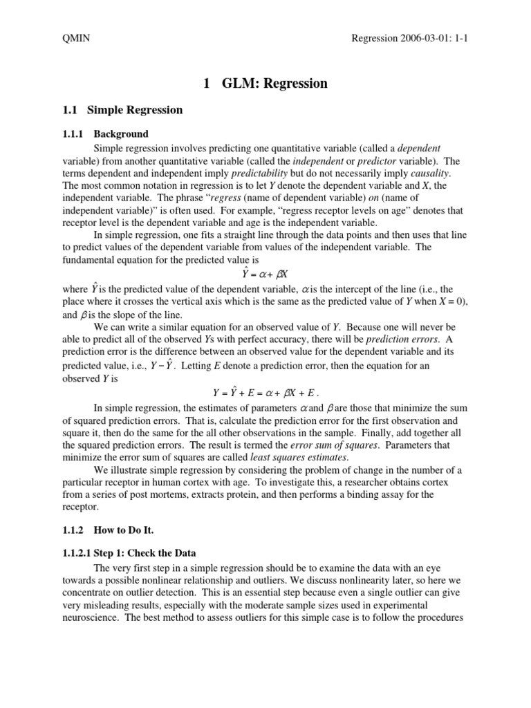 Regression 2006-03-01 | PDF | Multicollinearity | Errors And Residuals