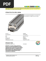 Fuse Terminal Block Specs | PDF | Fuse (Electrical) | Manufactured Goods