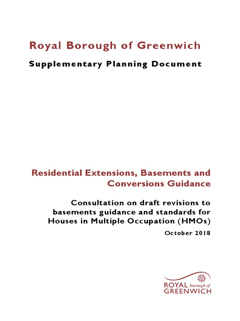 Royal Borough of Greenwich: Supplementary Planning Document | PDF ...