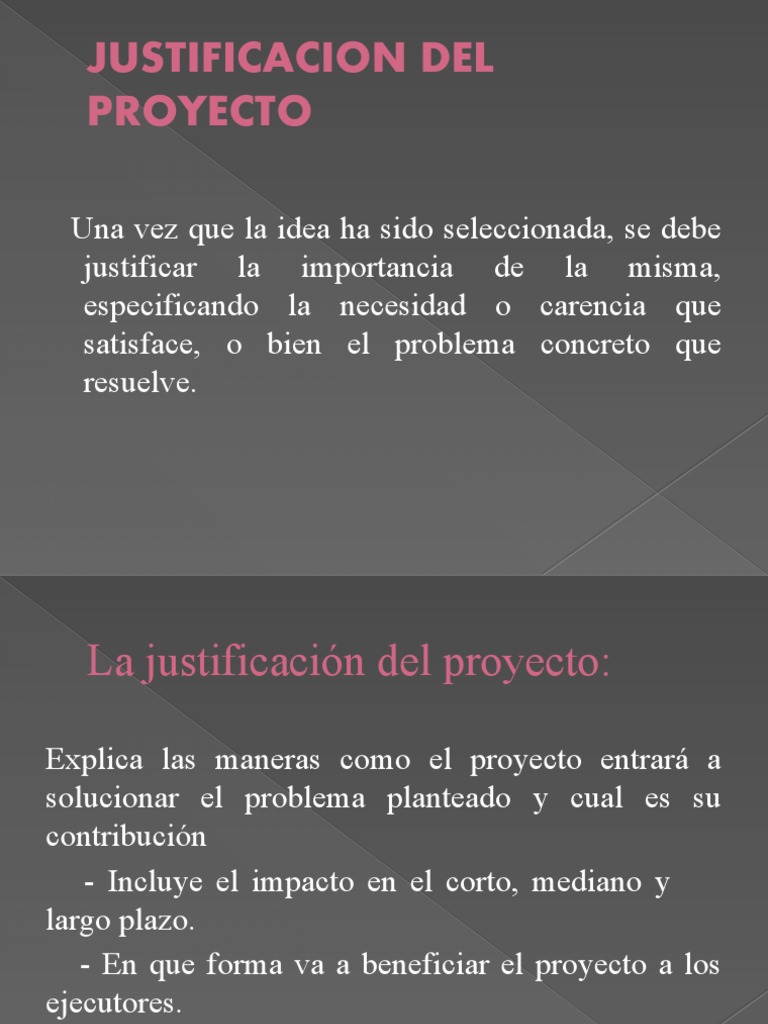 Justificacion Del Proyecto | PDF