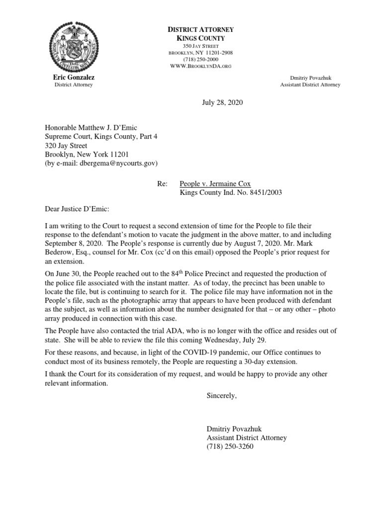 Jermaine Cox Reply Brief - Exhibit JJ | PDF | Government Information ...