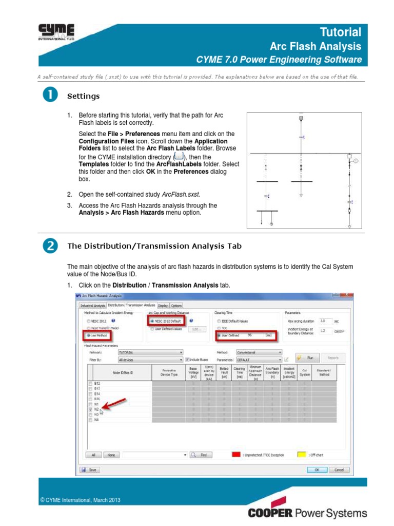 Tutorial: Arc Flash Analysis | PDF | Directory (Computing) | Icon ...