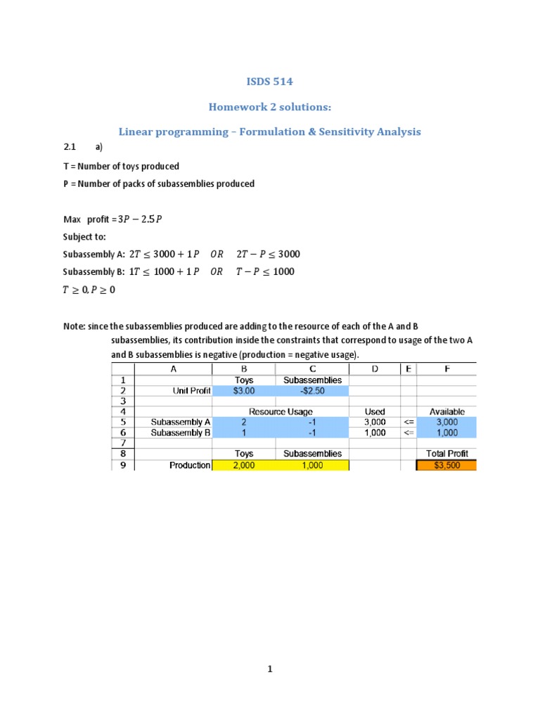 HW2 Solutions - Rest of Problems - Part1 | PDF