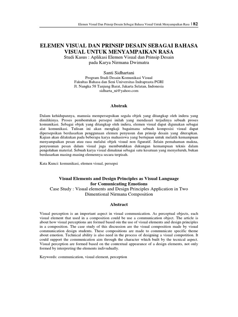 Elemen Visual untuk Komunikasi Emosi | PDF