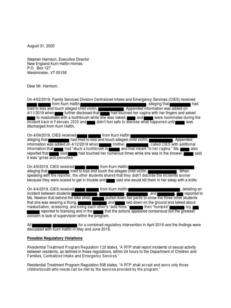 Possible Regulatory Violations | PDF | Legal Guardian | Social Institutions