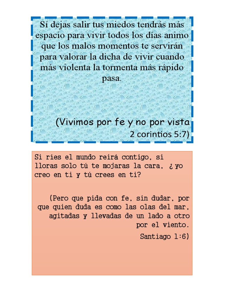 Carta de ánimo y motivación FJU | PDF