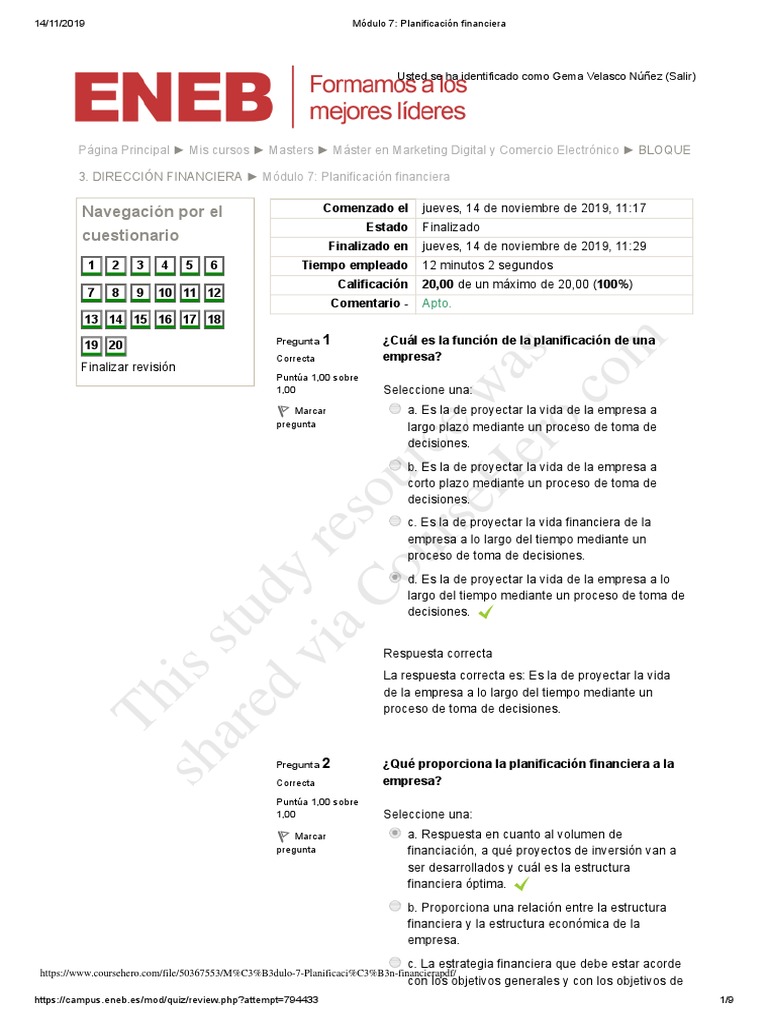 M Dulo 7 Planificaci N Financiera PDF | PDF | Planificación | Presupuesto