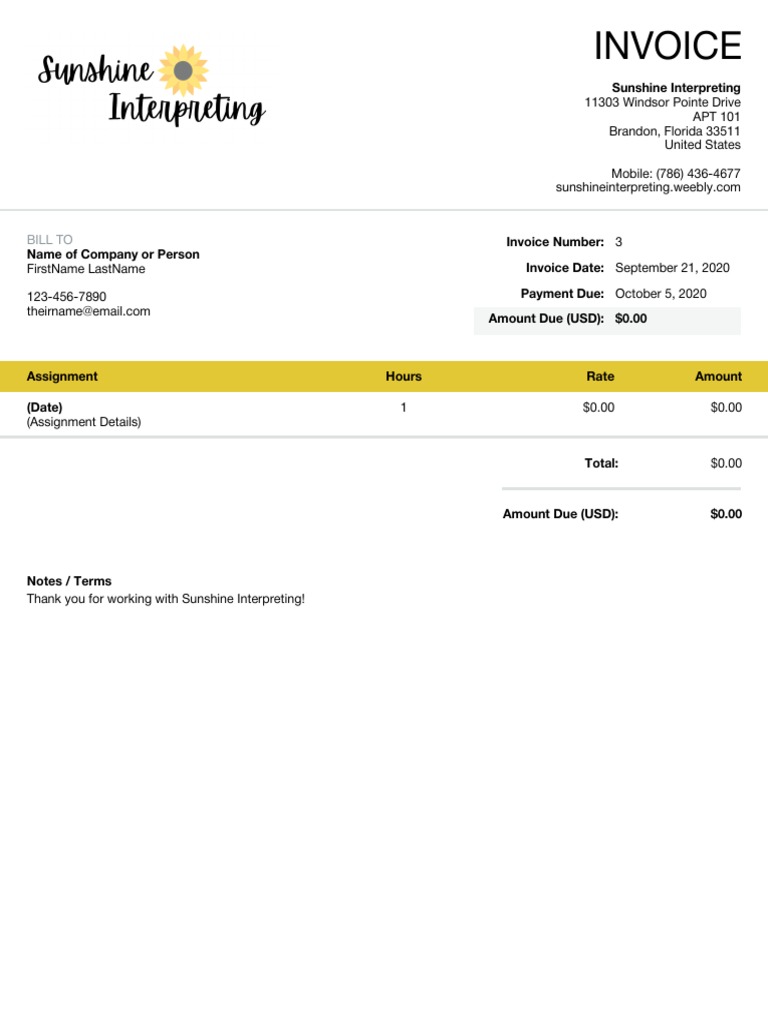 Invoice 3 2020-10-05 1 | PDF
