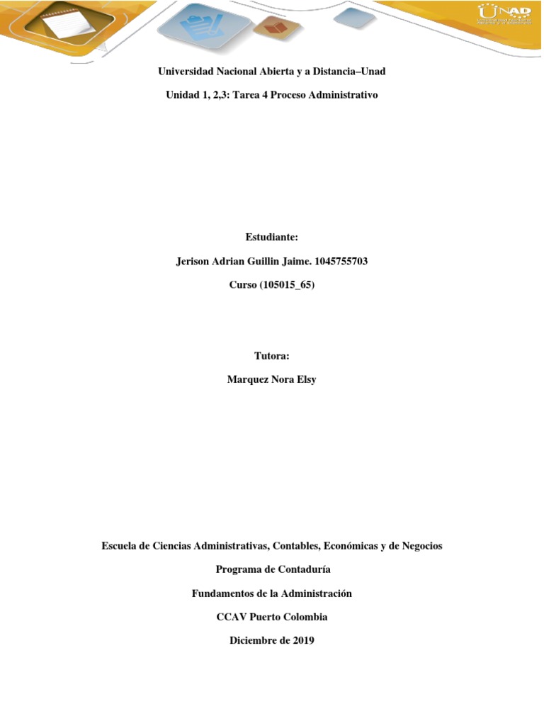 Jerison Guillin Grupo65 Tarea 4 | PDF | Contabilidad | Estado (política)