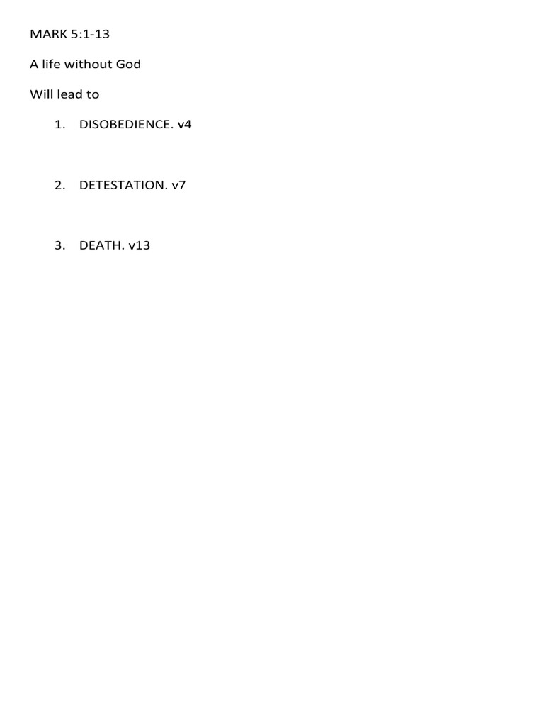 A Life Without God | PDF