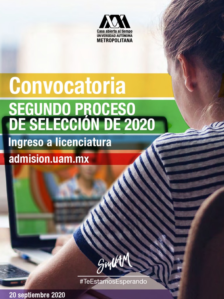 Convocatoria Segundo Proceso Seleccion Uam 2020 | Prueba (evaluación) | Prueba / examen