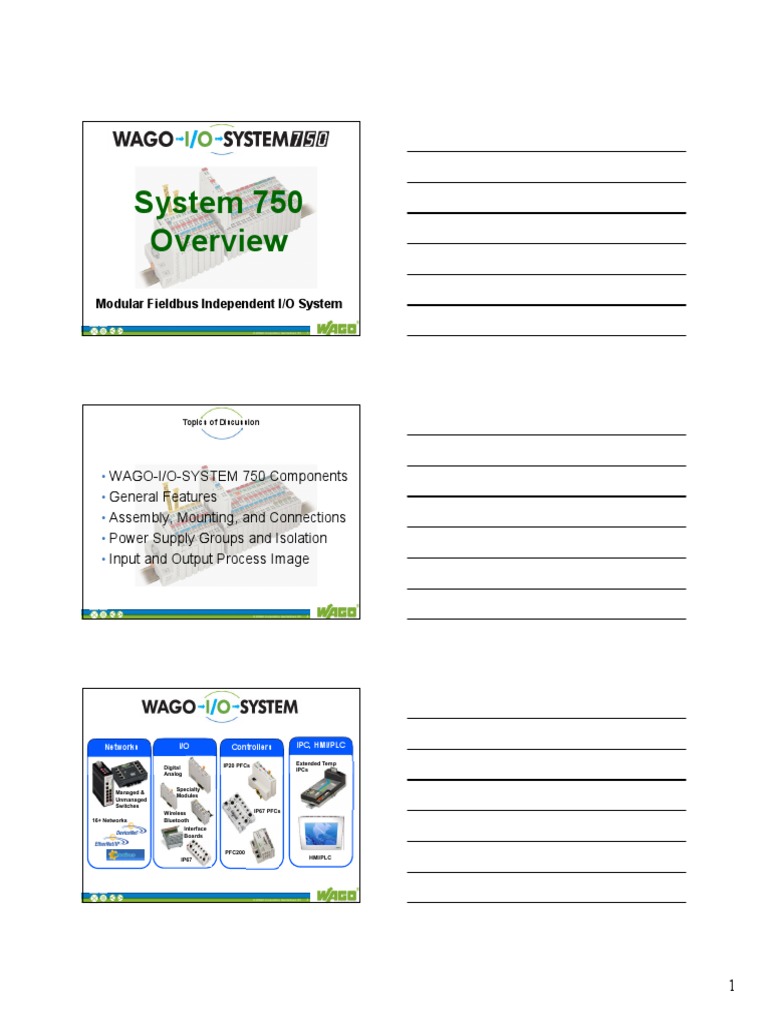 WAGO-IO-SYSTEM-750 System Introduction | PDF | Programmable Logic Controller | File Transfer ...