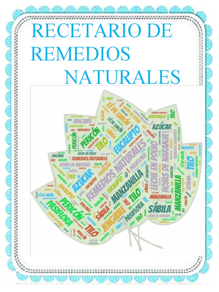 Ejemplo de Compendio o Recetario María Marta Cá | PDF | Resfriado comun ...