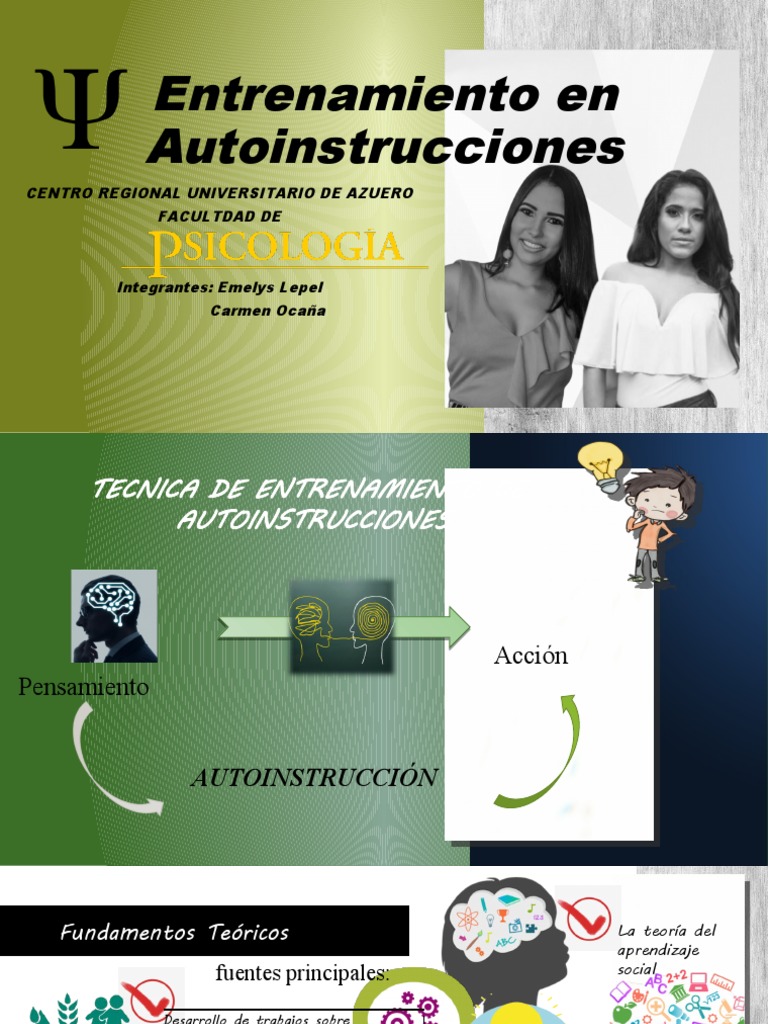 Entrenamiento en Autoinstrucciones | PDF | Comportamiento | Neuropsicología
