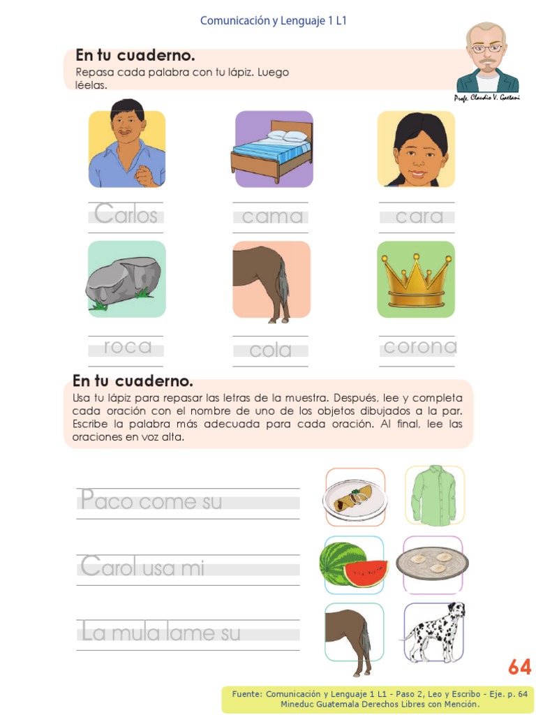 Leo y Escribo Paso 2 - Ejercicios - p064 PDF | PDF