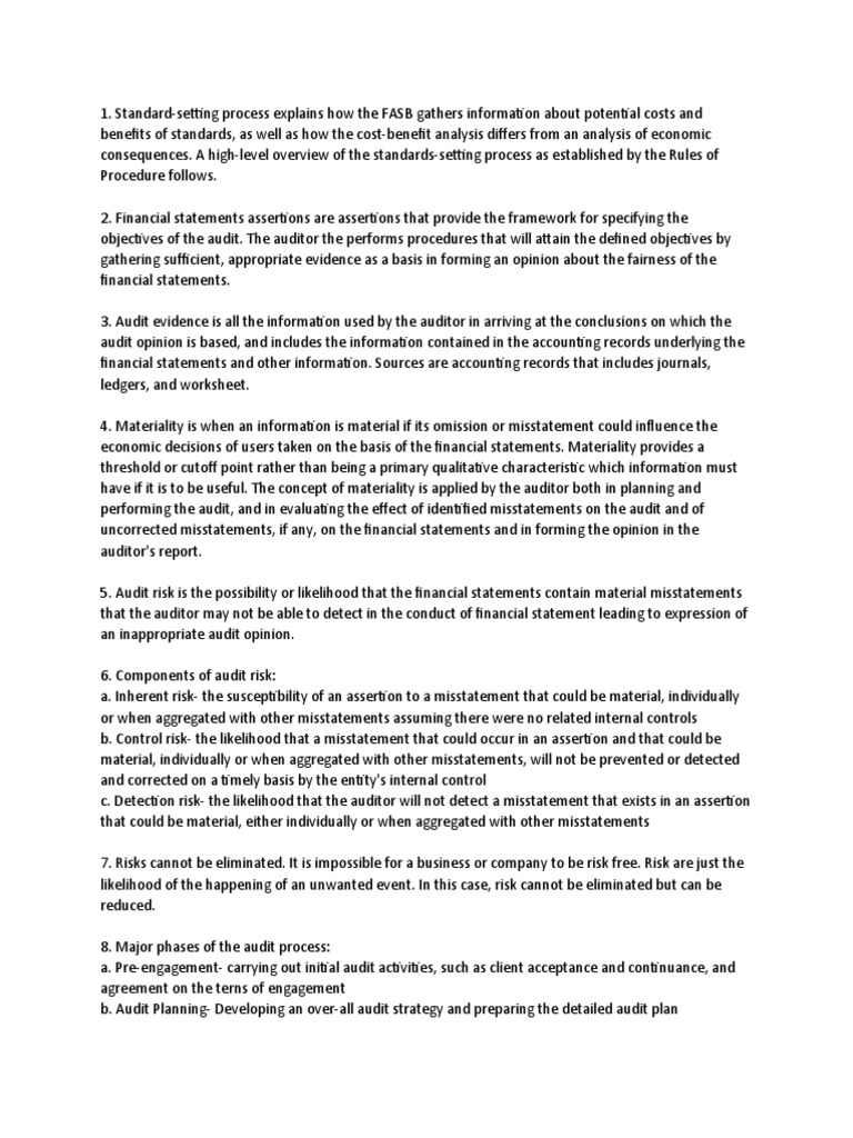 Audit Discussion Questions Chapter 7 | PDF | Audit | Internal Control