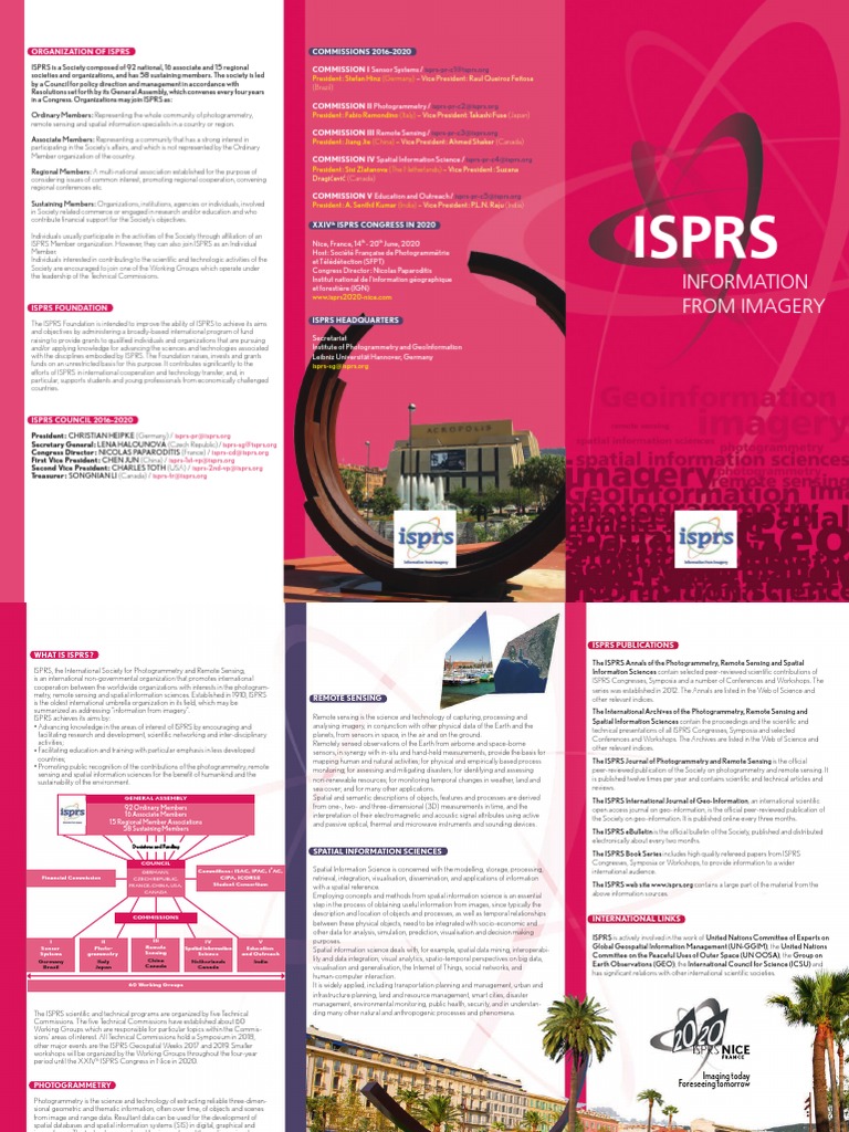 Isprs: Information From Imagery | PDF | Science | Science And Technology