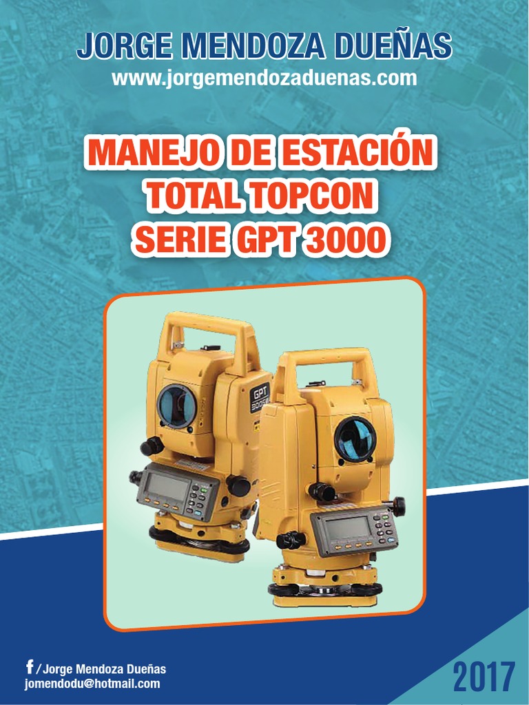 02 Manual de Estación Total TOPCON Cserie GPT 3000 PDF | PDF ...