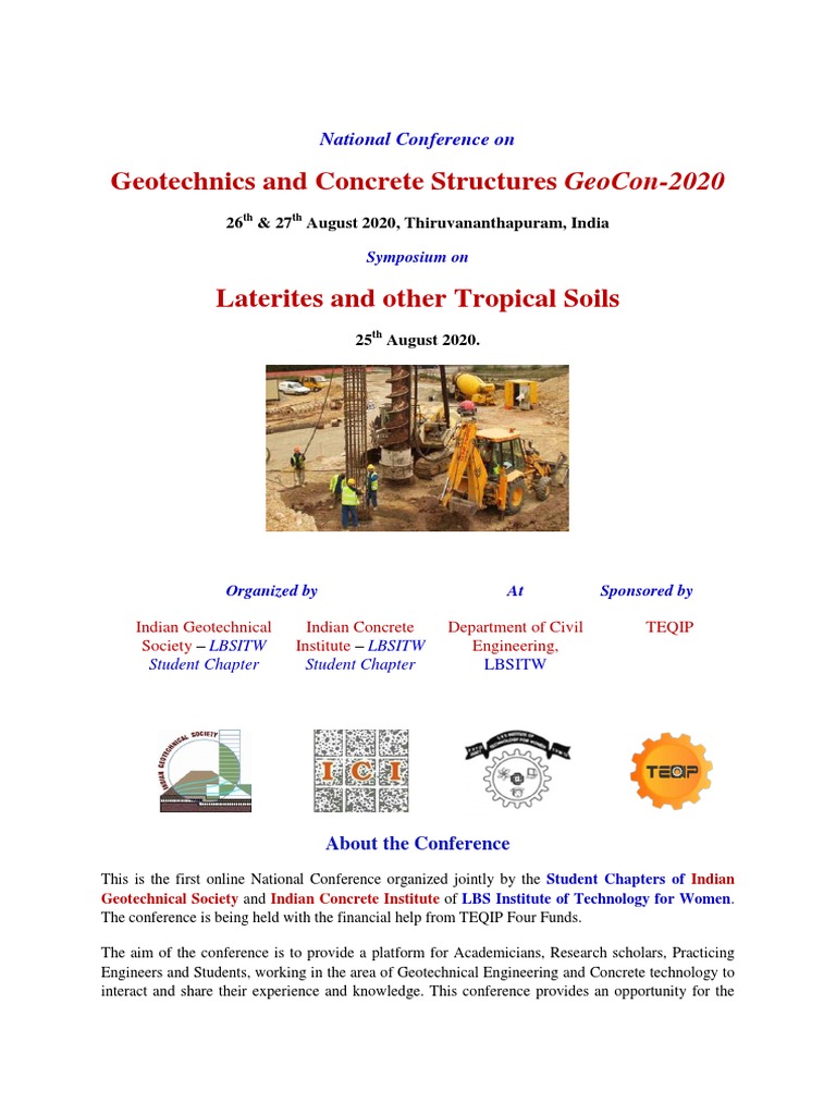 GeoCon Bulletin R2 | PDF | Geotechnical Engineering | Doctor Of Philosophy