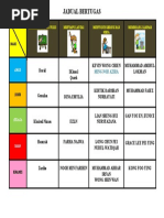 Template Jadual Bertugas Kelas | PDF