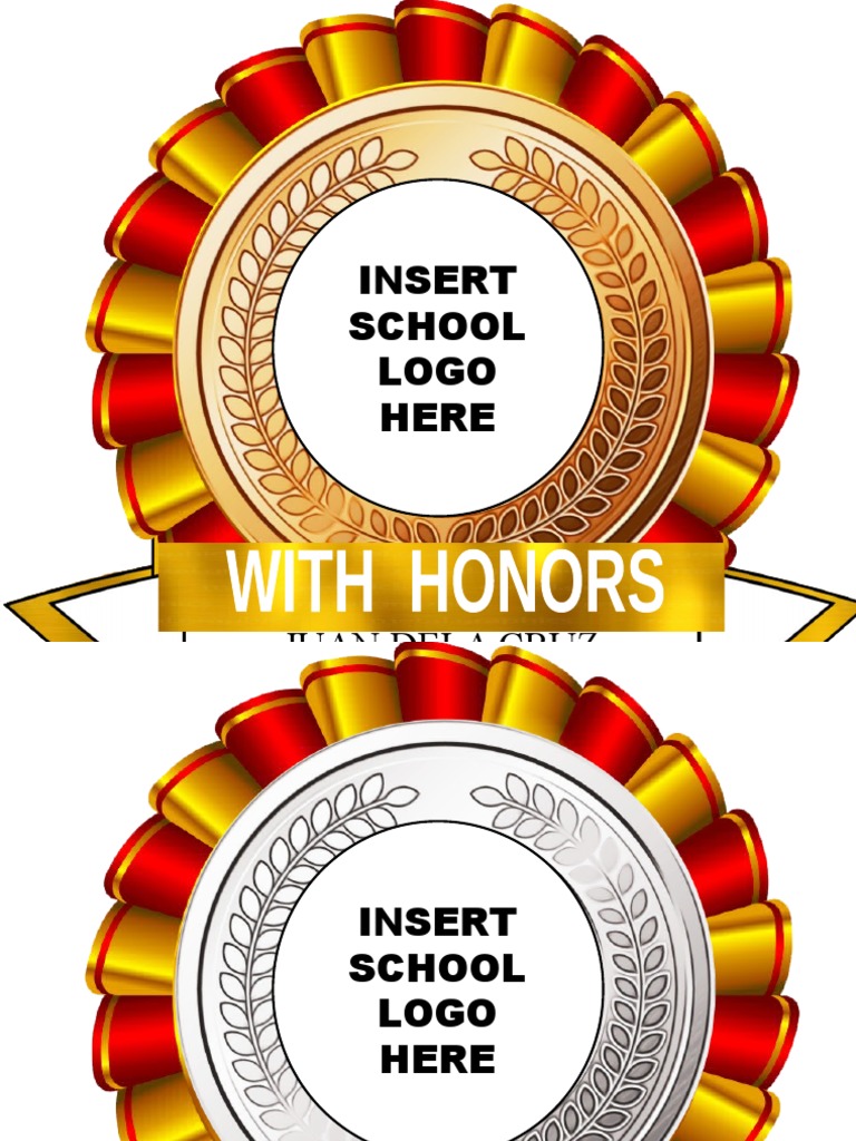 Ribbon Head Template For With Honors | PDF