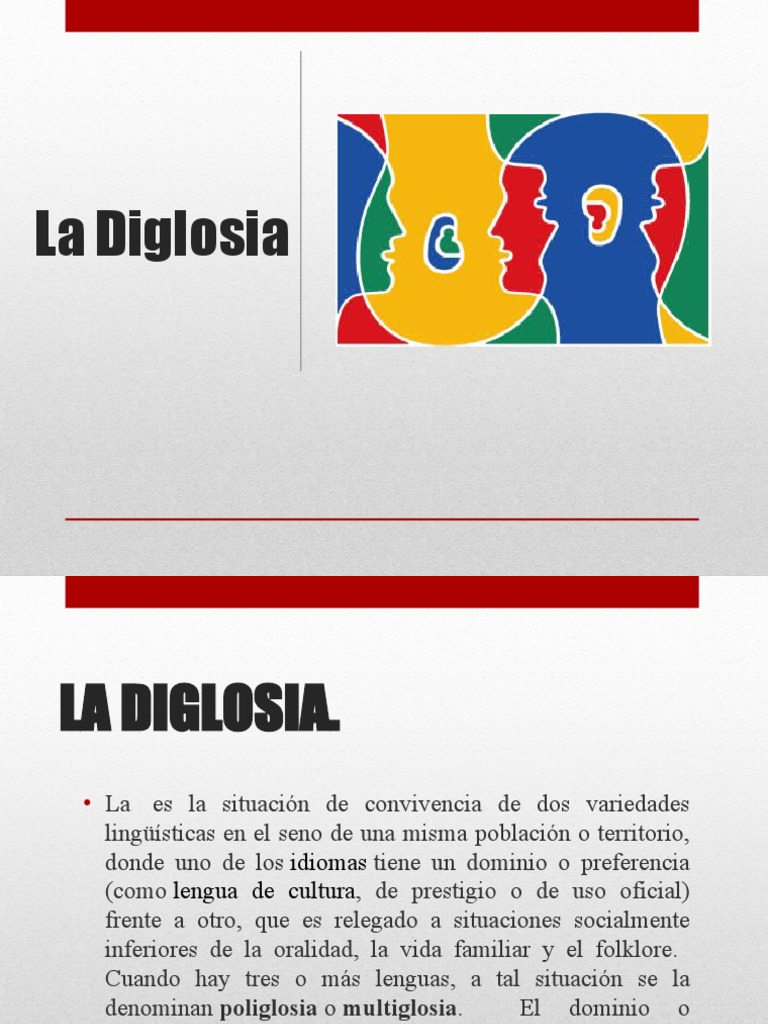 La Diglosia | PDF | Multilingüismo | Los símbolos